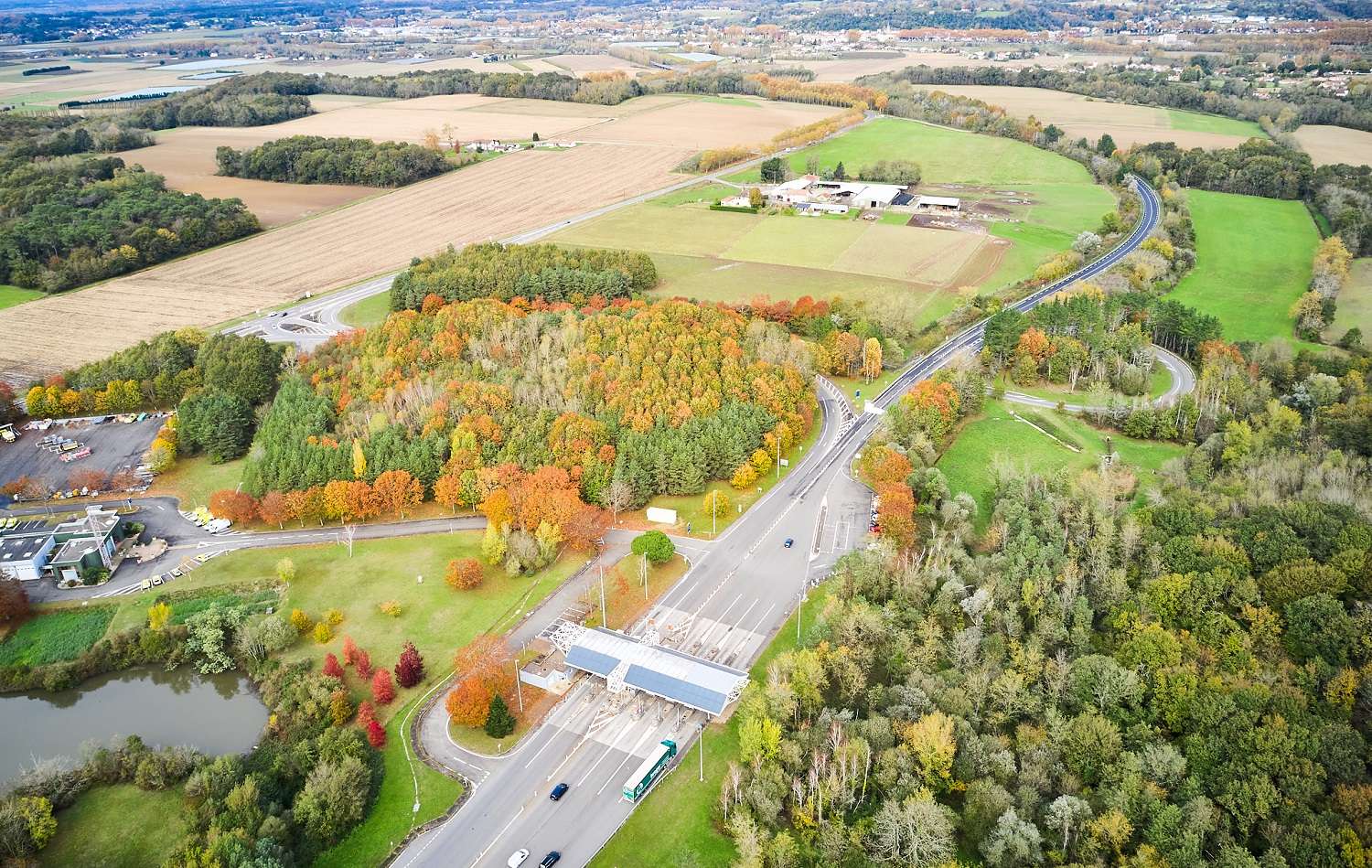 Projet de complément du demi-échangeur A641/RD19 - A64 : A64